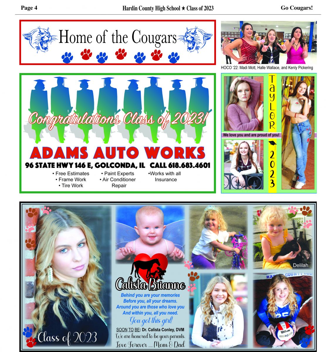 2024 HS Graduation Edition: Order your ad today! – Hardin County ...
